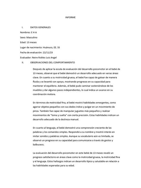 Modelo Informe Pdf Cognición