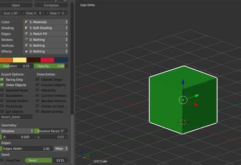 Add On Export Mesh As D Svg File Blender Stack Exchange