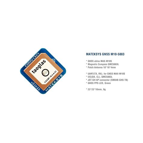 matek m10 5883 gnss compass gps u blox module support digital airspeed shopee philippines
