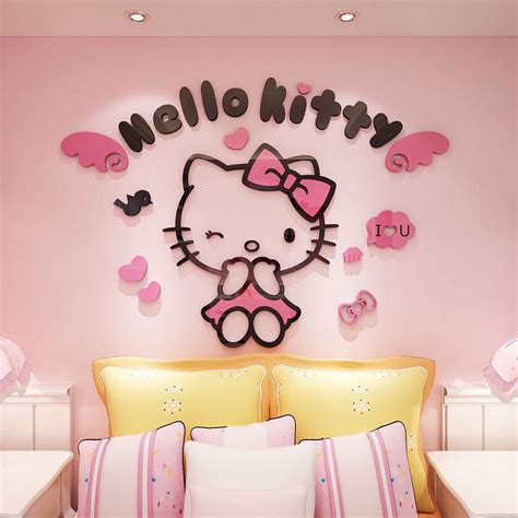 Hello Kitty Wall Decor Diy