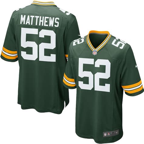 Nike Clay Matthews Green Bay Packers Youth Green Team Color Game Jersey