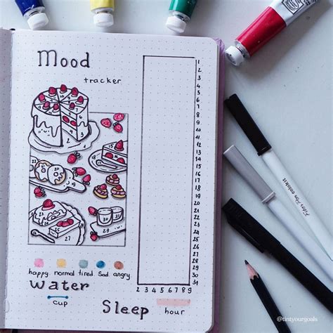 Amazing Bullet Journal Mood Tracker Ideas ⋆ Sheena Of The Journal