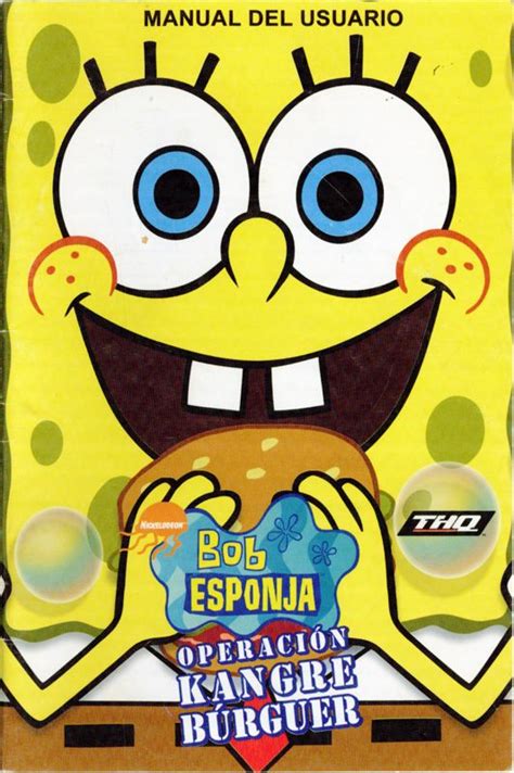 Spongebob Squarepants Operation Krabby Patty Cover Or Packaging Material Mobygames