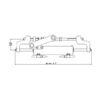 Ultraflex Uc95 Obf Hydraulic Cylinder Front Mount 175hp