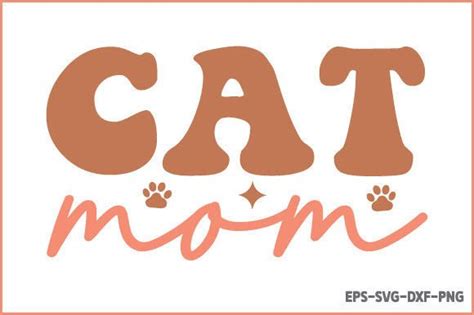Cat Mom Svg Graphic By Trendy Craftsvg · Creative Fabrica
