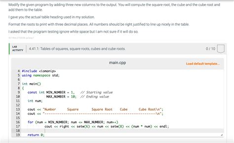 Solved Modify The Given Program By Adding Three New Columns
