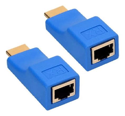 Extensor Adaptador Hdmi Rj M K Transmissor E Receptor Xca Lojas De Access Rios