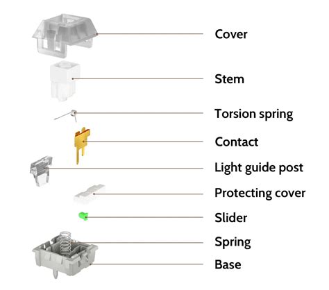 Kailh White Owl Box Switch Keychron Singapore