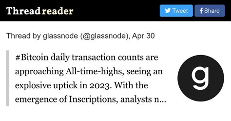 Thread By Glassnode On Thread Reader App Thread Reader App