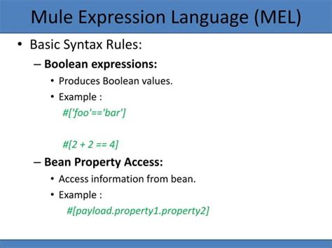 Mule Mel 3 Ppt