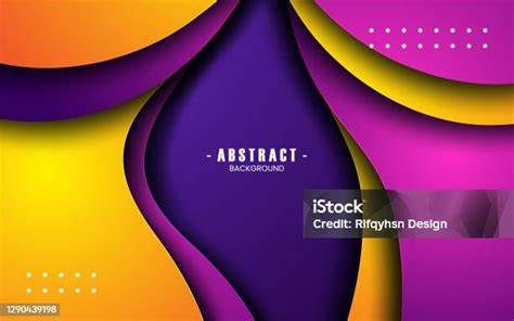 추상적인 다색 현대 미래 지향적 인 페이퍼 컷 배경 브로셔 전단지 잡지 명함 브랜딩 배너 헤더 책 표지 노트북 배경 벡터를 위한 추상설계 템플릿 0명에 대한 스톡 벡터 아트