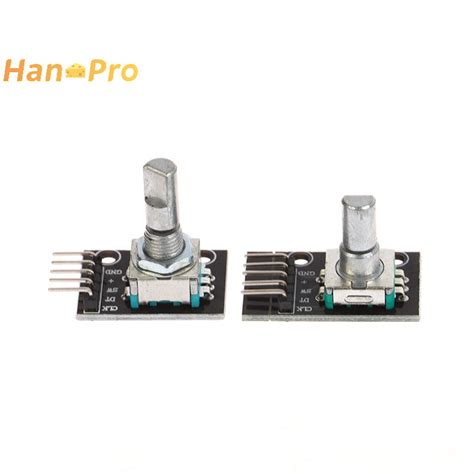Hanpro Ky 040 360 องศาโรตารี Encoder โมดูล Potentiometer Rotary Encoder ลูกบิดหมวกสําหรับอิฐ