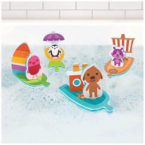 Sago Mini Bath Toys Foam Boats Set Radar Toys