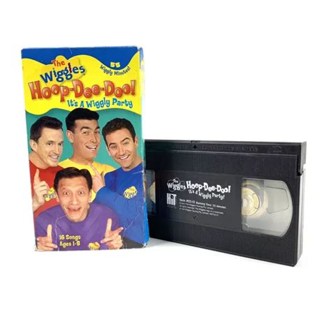 The Wiggles Hoop Dee Doo Its A Wiggly Party Vhs 2006 16 Songs Ages