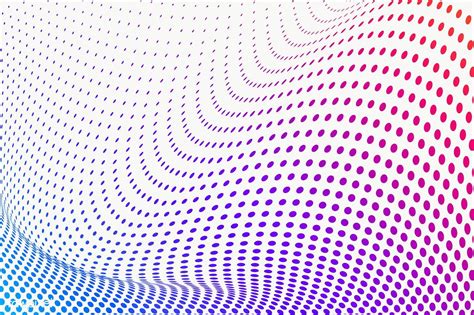 Colorful Halftone Dots Design Element Free Image