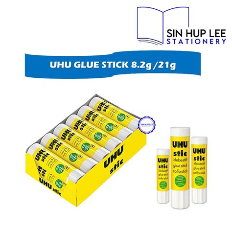 Uhu Stic Glue Stick Glue Pen Gum Uhu 50ml 82g 21g Shopee