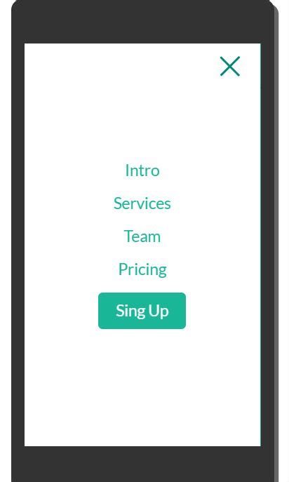 30 Javascript Mobile Navigation Menu Examples Onaircode
