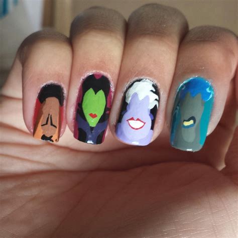 Designs Nail Art Disney Disney Halloween Nails Disney Nails