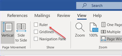 How To Display Or Hide The Ruler In Word ExcelNotes