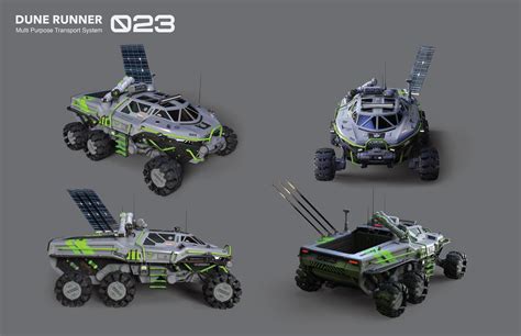ArtStation Dune Runner Igor Sobolevsky Futuristic Cars Concept Cars Concept