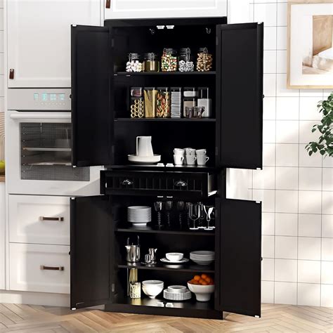 Artpower Kitchen Pantry Storage Cabinet With Drawer And