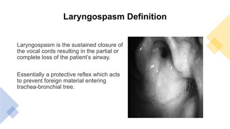 Laryngospasm Presentation Pptx By Ak Anesthesia Pptx