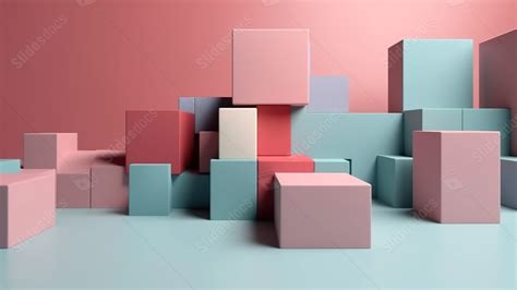3d Rendered Geometric Square Pattern For Easy Web And Social Media Design Elements And Ui Ux