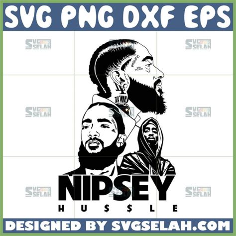Nipsey Hussle Outline Svg Svg Selah