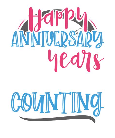 Happy Anniversary 4 Years and Counting 4th Anniversary Round Beach Towel by Kanig Designs - Pixels