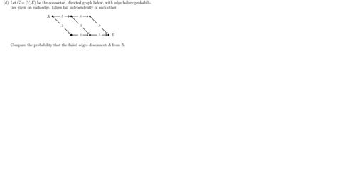 Solved Let G V E Be The Connected Directed Graph