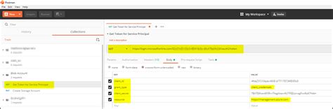 how to authenticate azure service principal with ‘client secret using