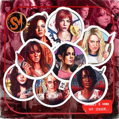 Modern Final Girls Sticker Pack Shawn Mansfield Art Modern Final Girls Sticker Pack Shawn Mansfield Art