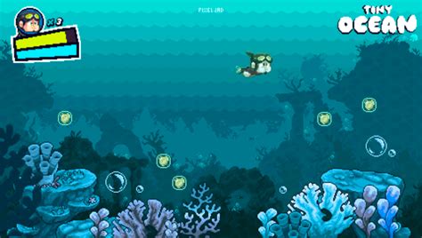 🌊 Tiny Ocean 2d Pixel Art Ocean Tileset And Underwater Game Assets By