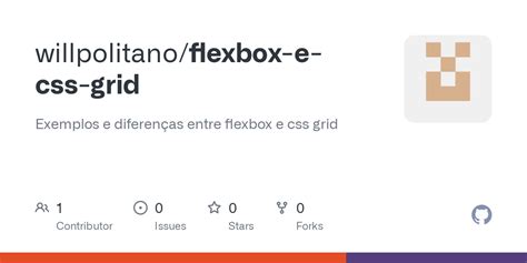 Github Willpolitanoflexbox E Css Grid Exemplos E Diferenças Entre