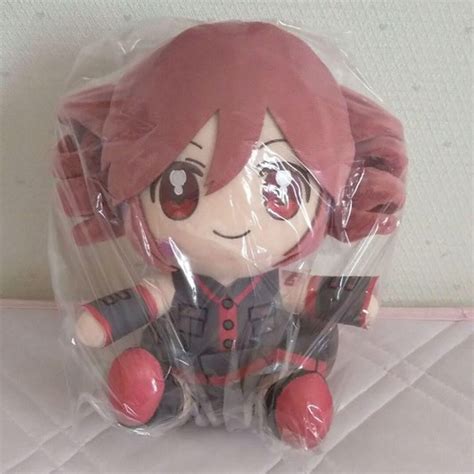 Kasane Teto Sitting Big Plush Doll Stuffed Toy Round One Limited 25cm