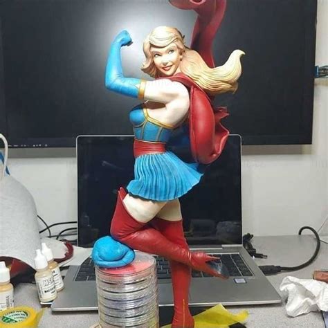 Wonder Woman And Super Girl 3d Model Ready To Print Stl