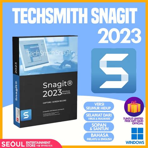 techsmith snagit windows pc 🎇 lifetime premium 🎇 easy install 🎇 fast delivery 🎇 safe shopee