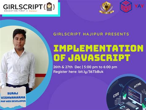 girlscript girlscripthajipur javascript implementation sandhya kumari