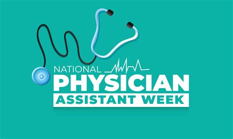 National Physician Assistant Week Background Banner Card Poster