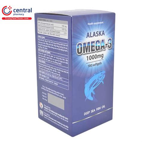 Thuốc Alaska Omega-3 1000mg: tác dụng, liều dùng, giá bán