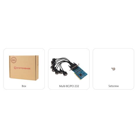 Multi 8c Pci Rs232 Serial Card Pci 시스템베이스