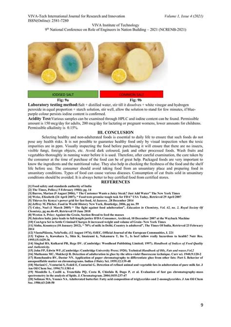 Methods For Detection Of Common Adulterants In Food Pdf