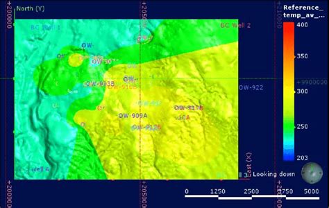Interpolated Reference Temperature Average Of Na K Geothermometers