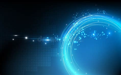 Abstract Technology Futuristic Communication Network Design Stock Vector Illustration Of