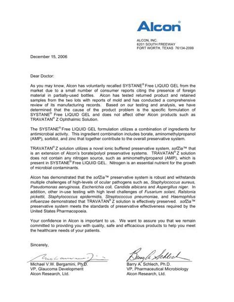 Sofzia Letter Systane Free Dd National Glaucoma Society