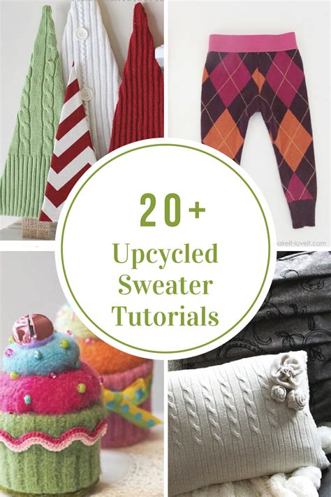 Cozy Up With These 30 Creative Upcycled Sweater Tutorials