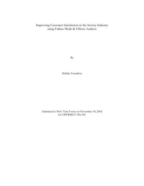 Production Optimization With Process Fmea Pdf