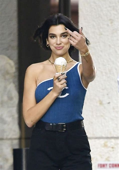 Dua Lipa Out For Ice Cream In New York 09102019 • Celebmafia