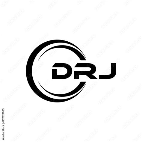 Drj Letter Logo Design In Illustration Vector Logo Calligraphy Designs For Logo Poster