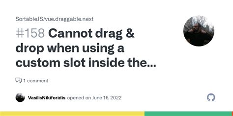 Cannot Drag Drop When Using A Custom Slot Inside The Item Slot